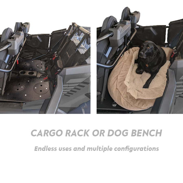 Cargo Rack/Dog Seat-Back Seat Conversion Kit | Polaris RZR XP4 Turbo S ...